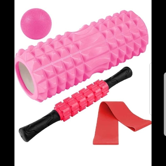 Other | Pink Foam Roller Set | Poshmark